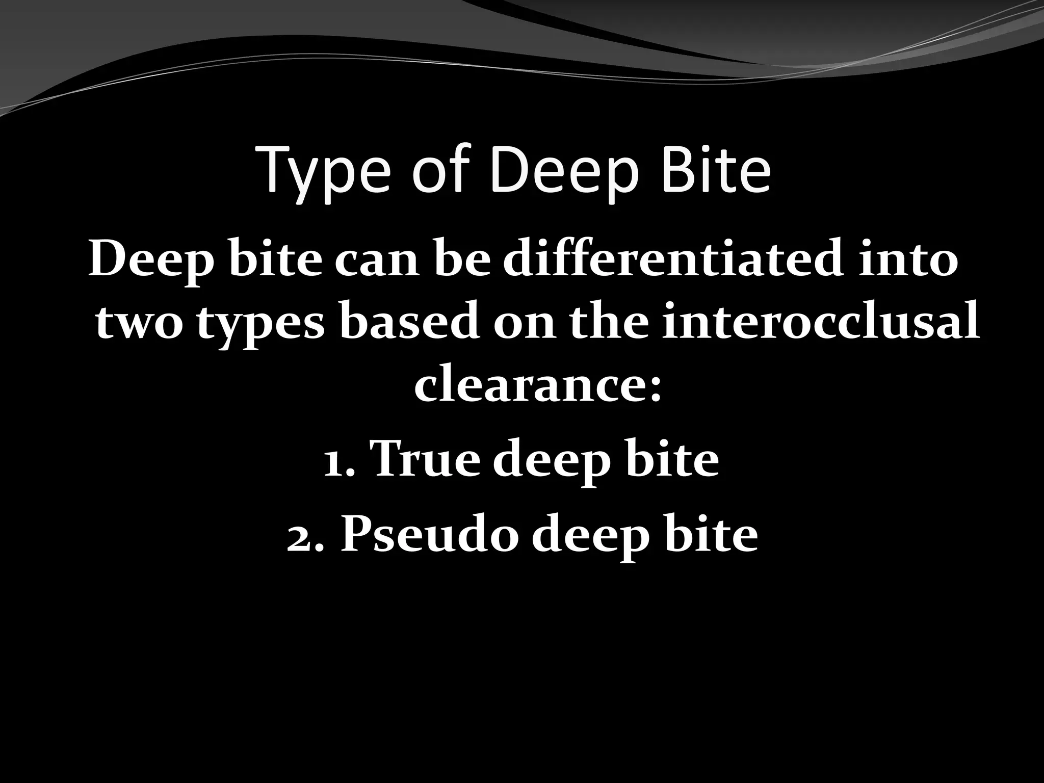 orthodontic deep bite | PPT | Dental Health | Diseases and Conditions