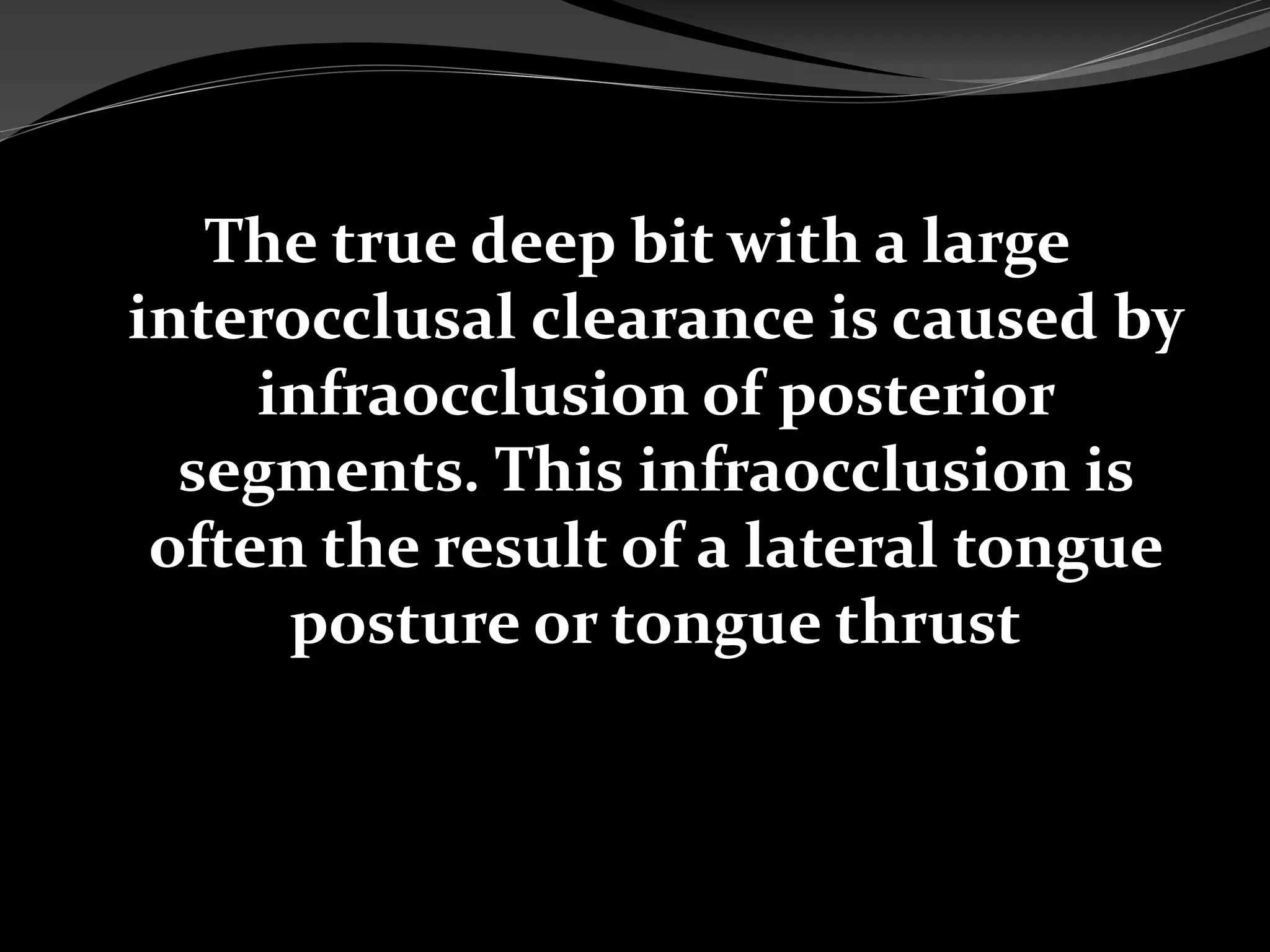 orthodontic deep bite | PPT