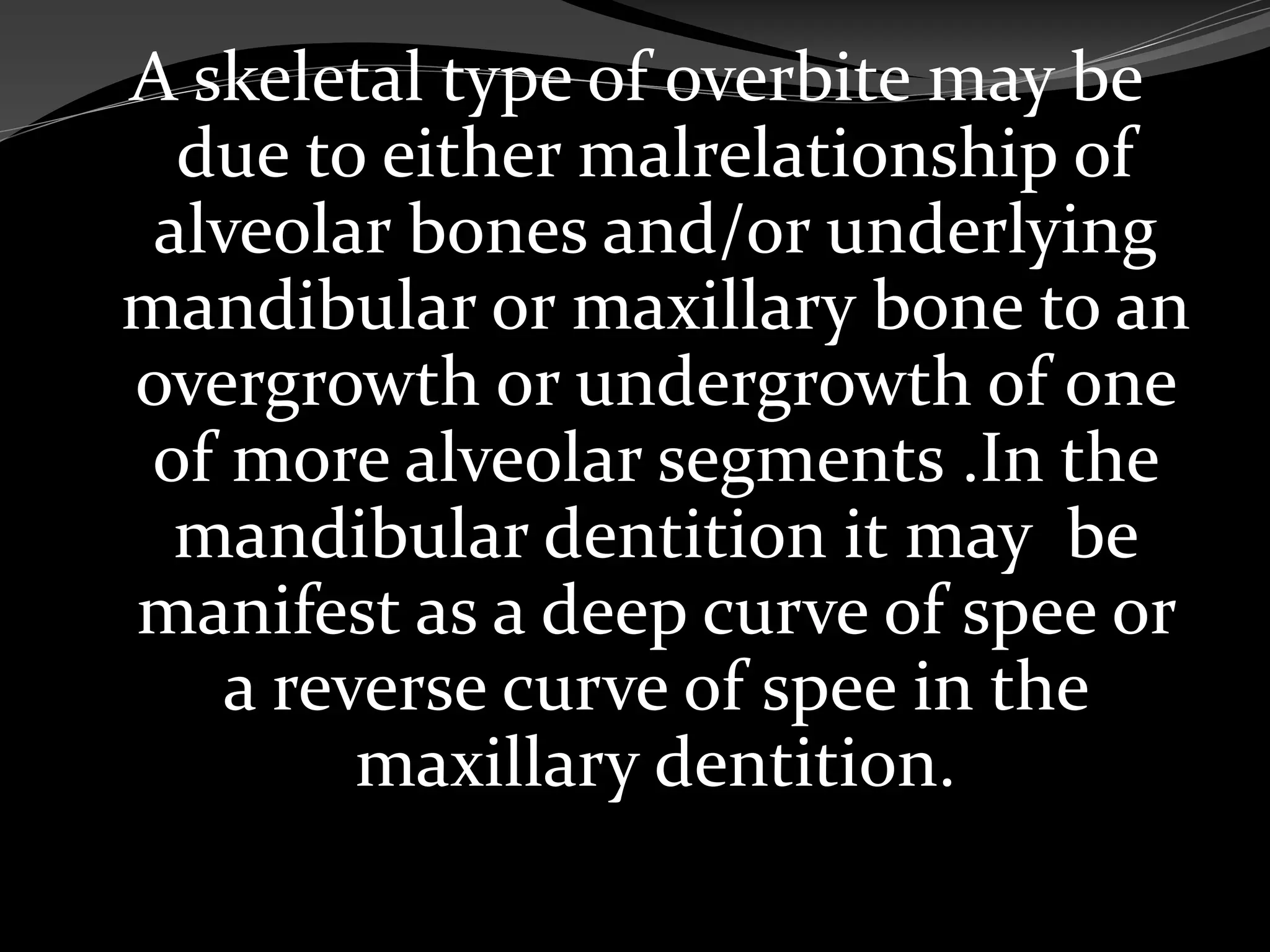 orthodontic deep bite | PPT