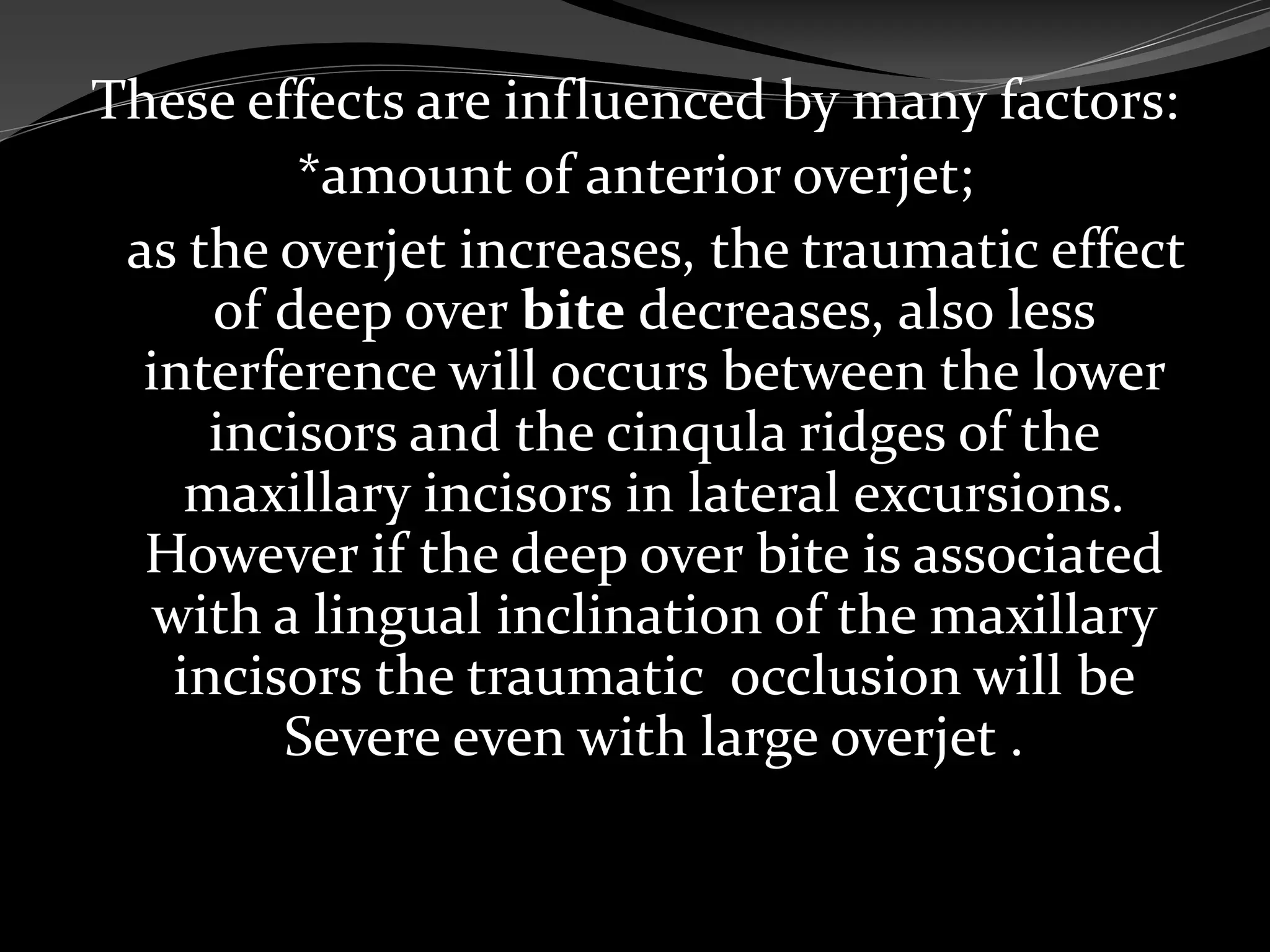 orthodontic deep bite | PPT