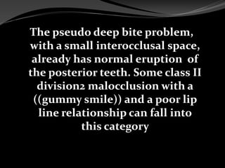 orthodontic deep bite | PPT