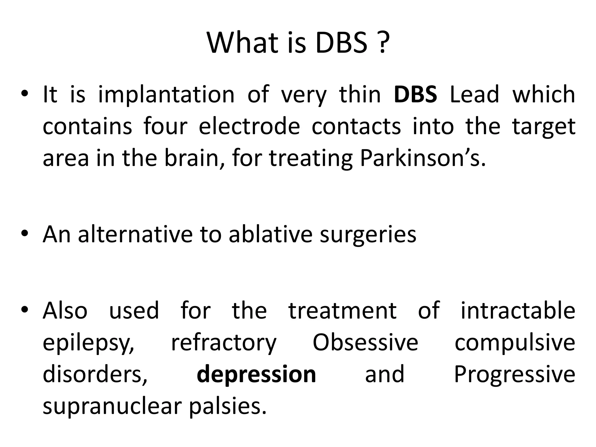 Deep Brain Stimulation | PPTX