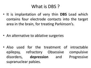 Deep Brain Stimulation | PPTX
