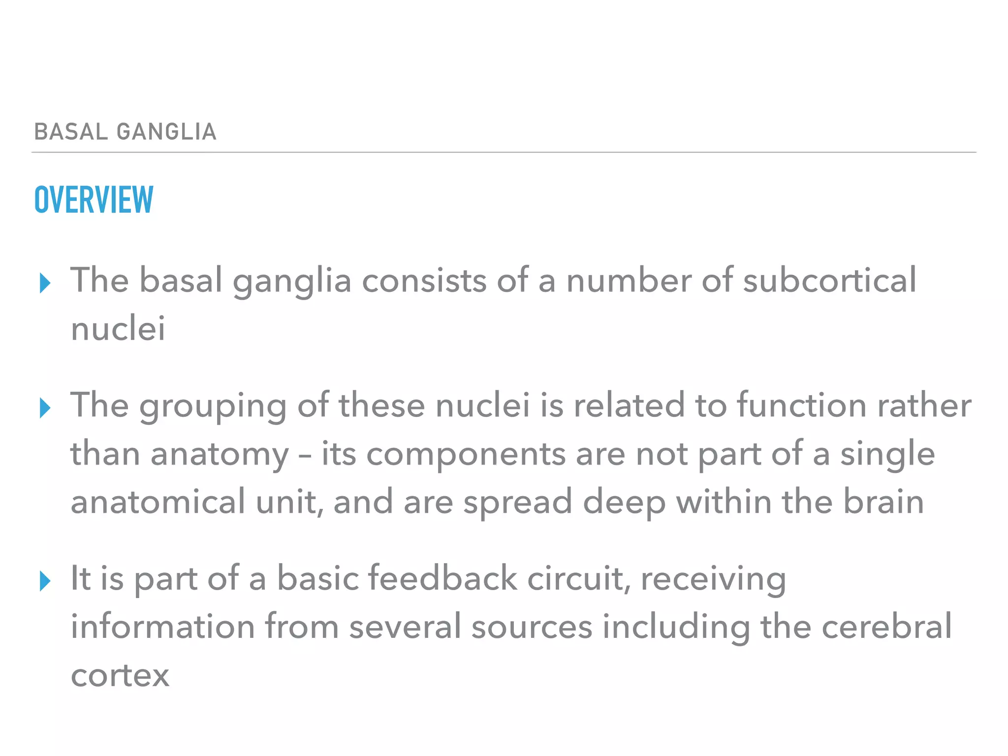 Deep brain structures | PDF