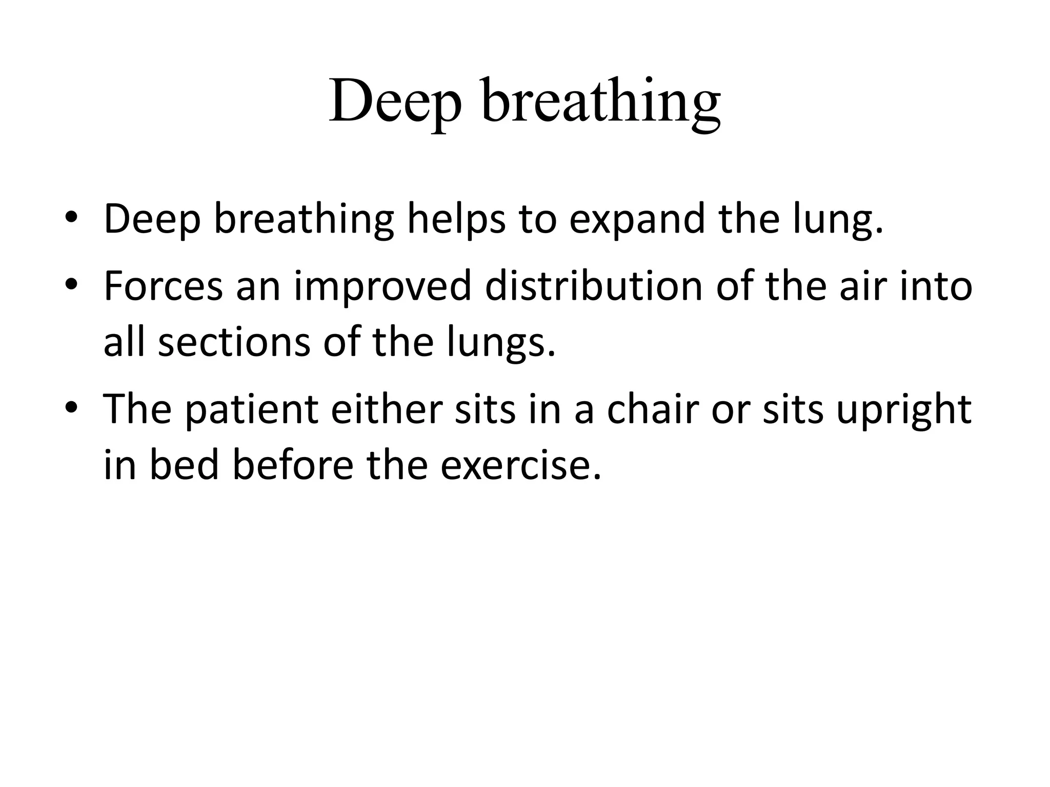 What Is The Purpose Of Deep Breathing And Coughing Exercises