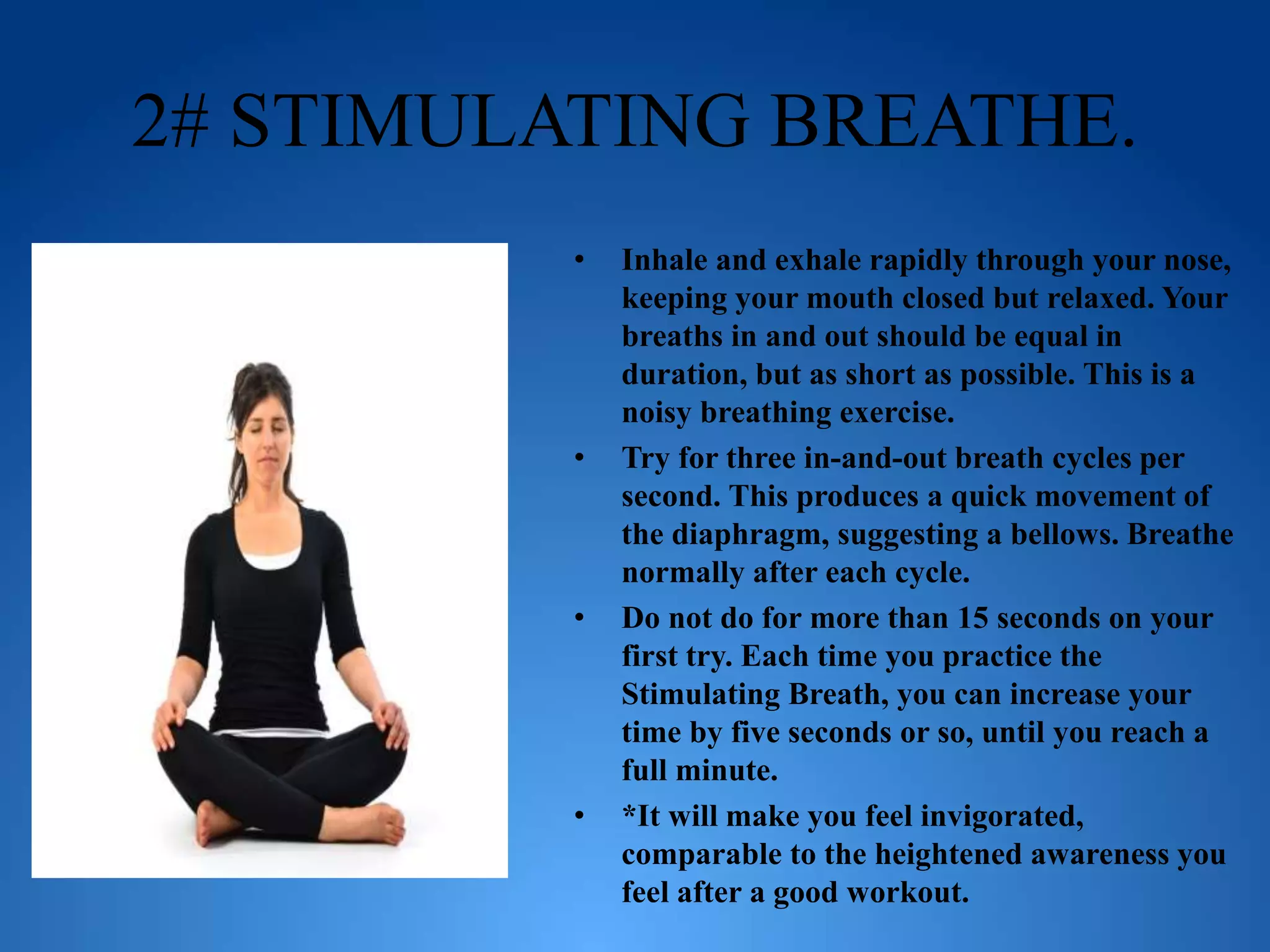 Deep breathing exercises ppt | PPTX