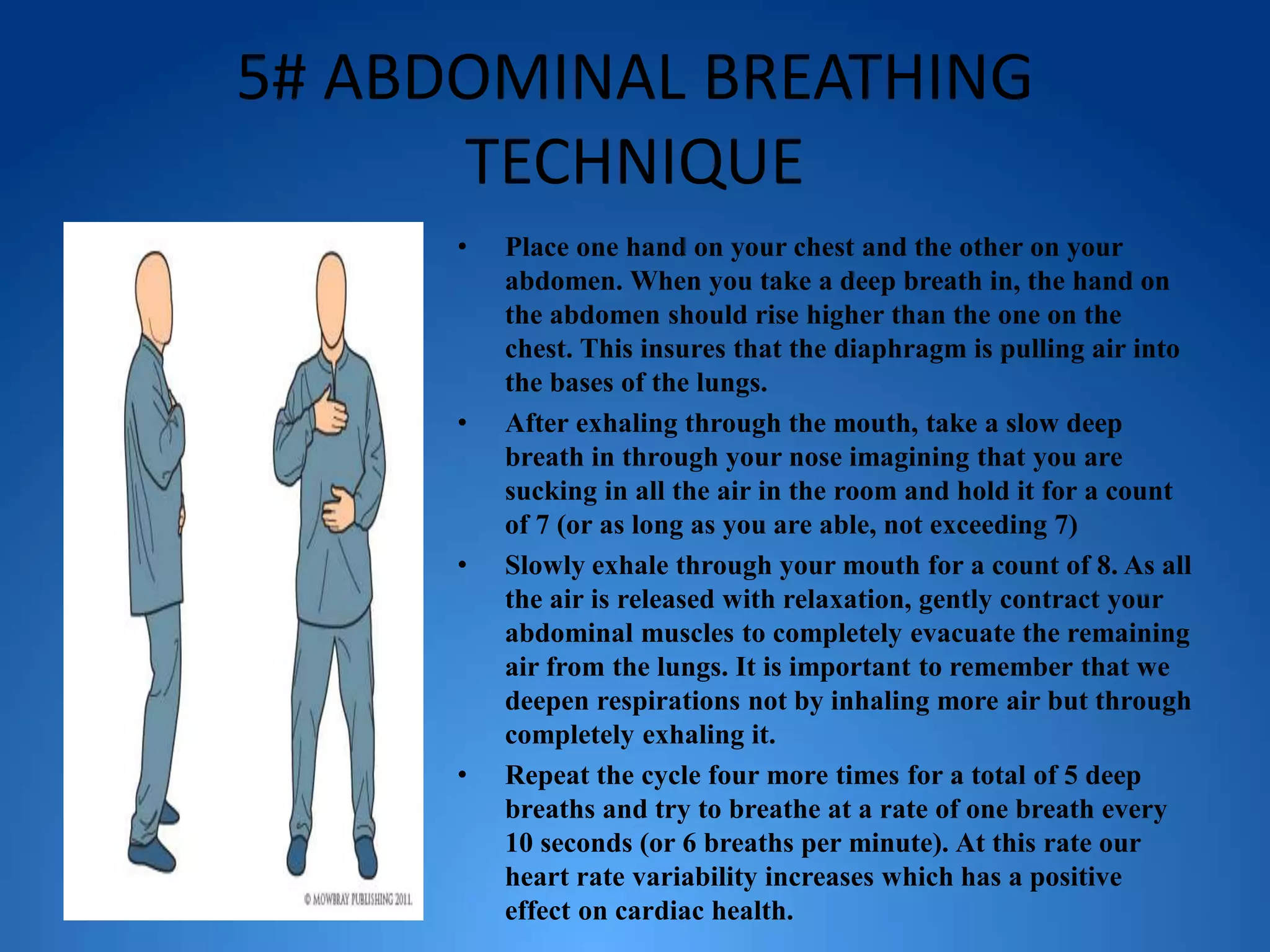 Deep breathing exercises ppt | PPTX