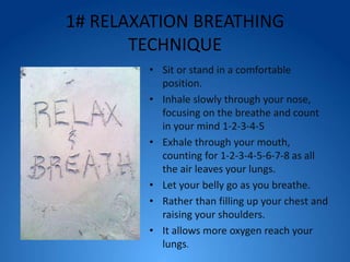 Deep breathing exercises ppt | PPTX