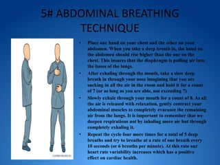 Deep breathing exercises ppt | PPTX