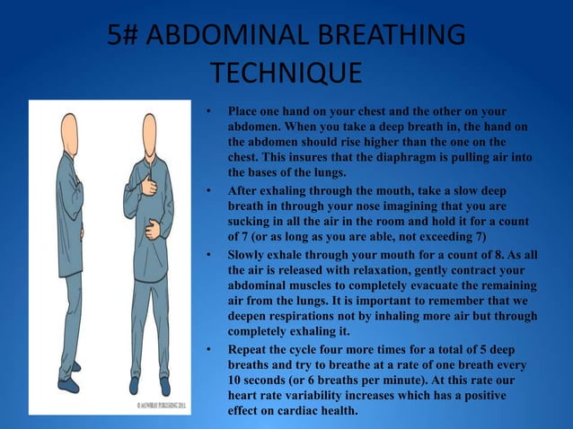 Deep breathing exercises ppt | PPTX
