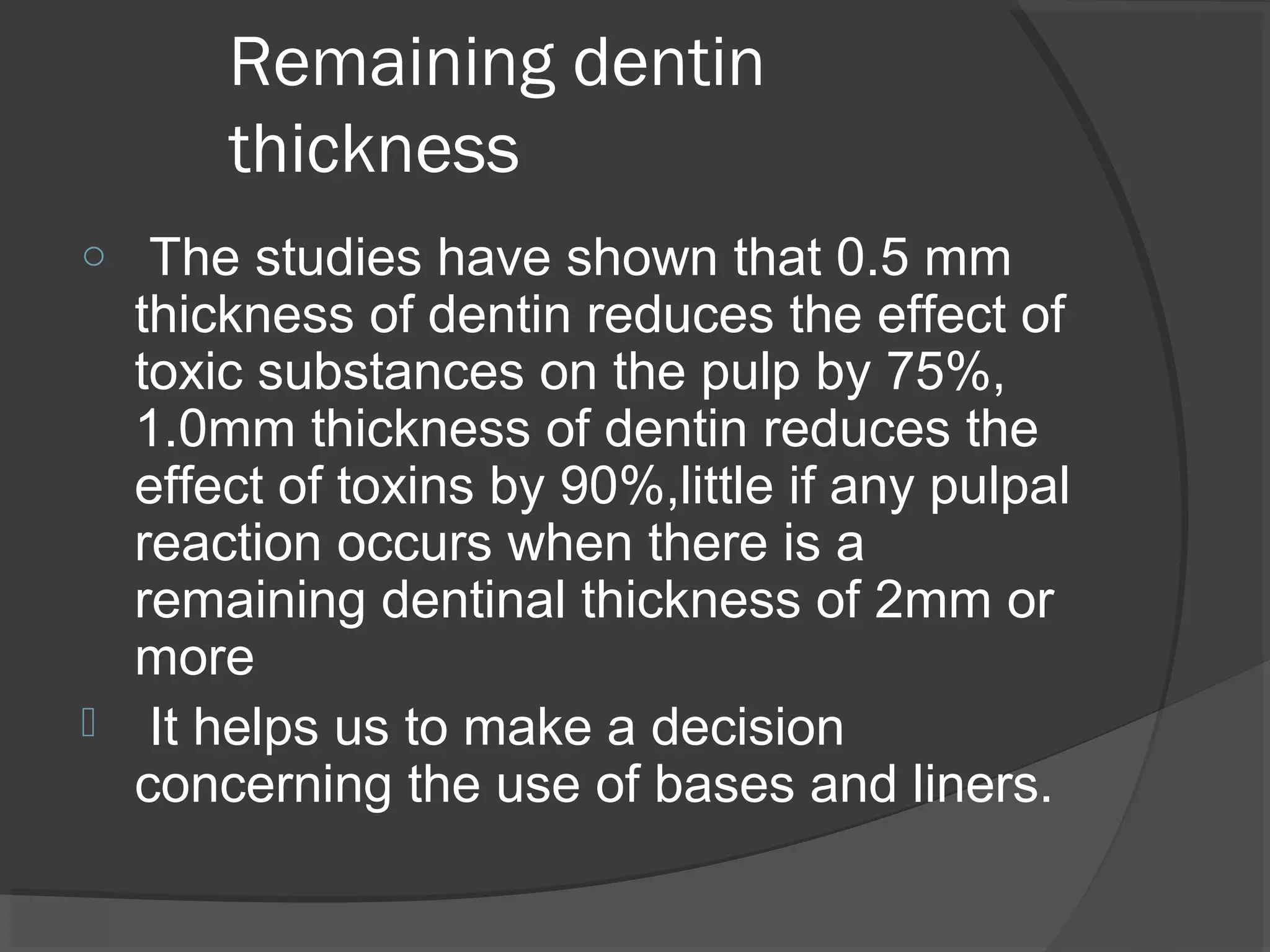 Deep caries management | PPT