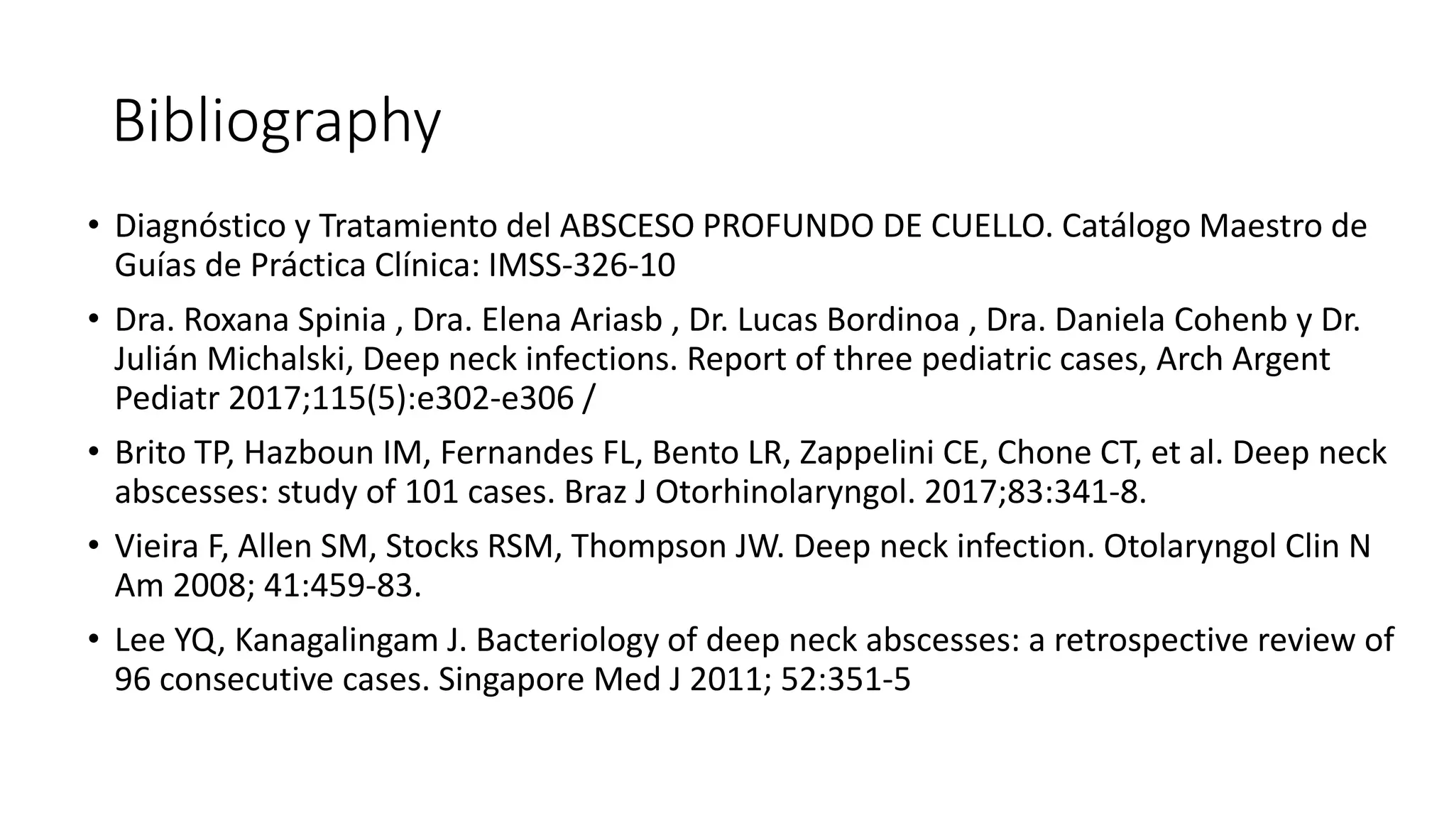 Deep cervical abscesses | PPTX