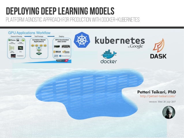 Deploying deep learning models with Docker and Kubernetes | PPT