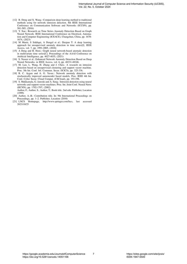 Deep Comparison Analysis : Statistical Methods and Deep Learning for Network Anomaly Detection ...