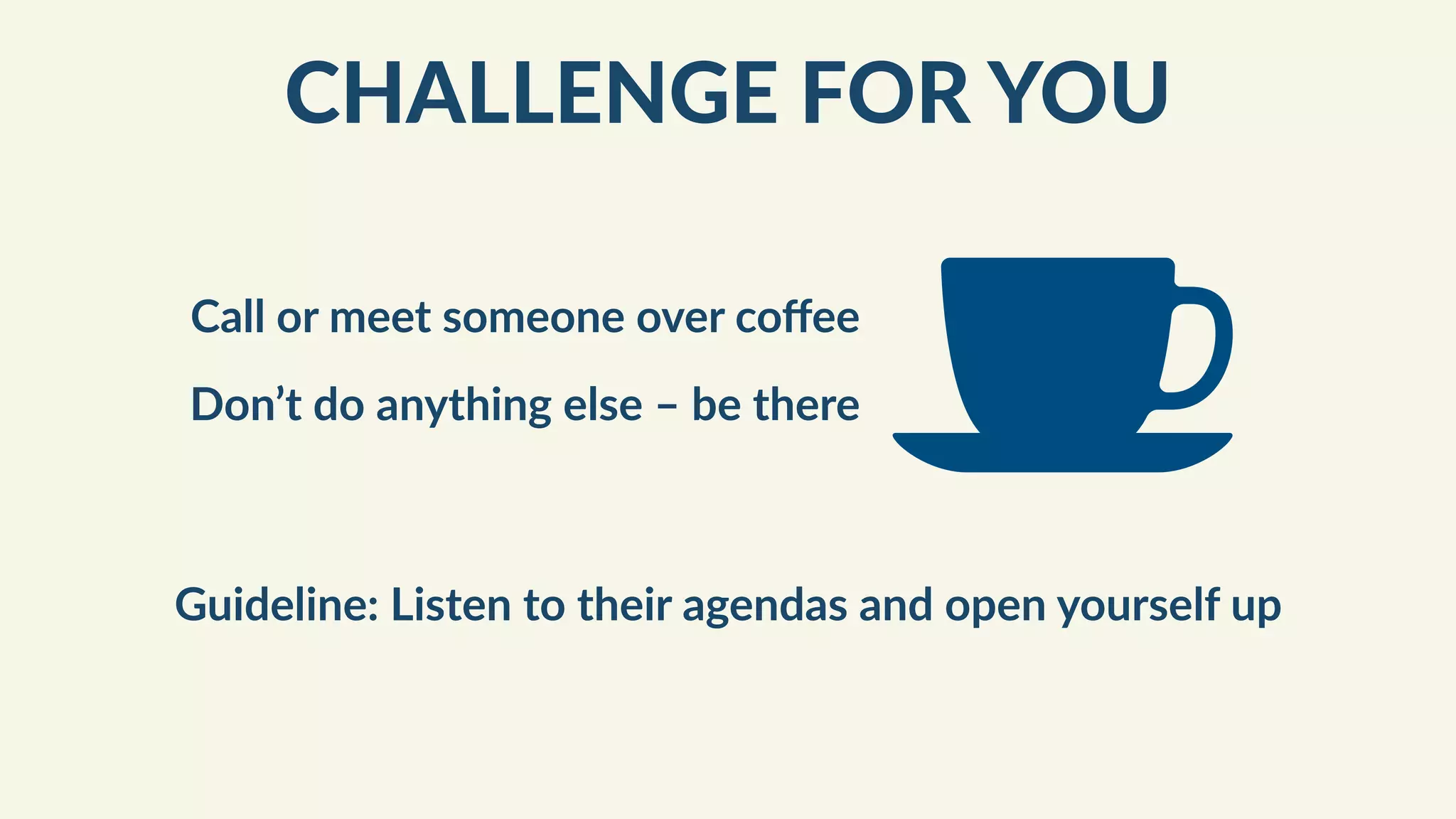 The Deep Life Challenge – Deep Connection (Day 2/7) | PPT