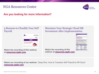 Deep Dive. How to Transition SAP Payroll to HR Cloud | PPT