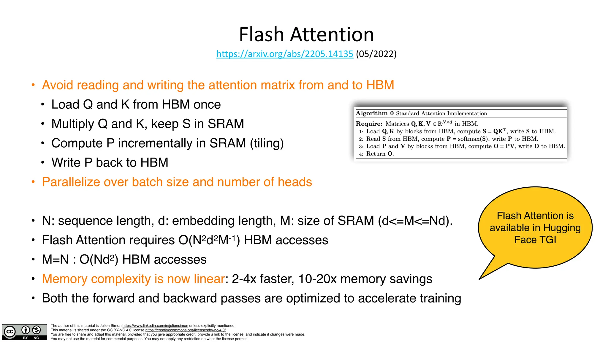 Julien Simon - Deep Dive - Accelerating Models with Better Attention Layers | PDF