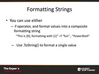 Deep dive formatting | PPT
