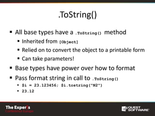 Deep dive formatting | PPT