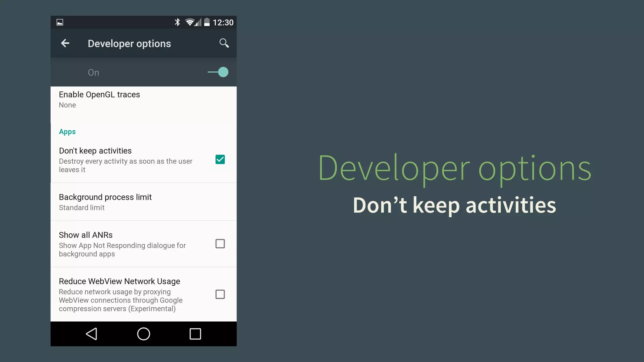 Deep dive into android restoration - DroidCon Paris 2014 | PPT