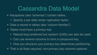Deep Dive into Cassandra | PPT
