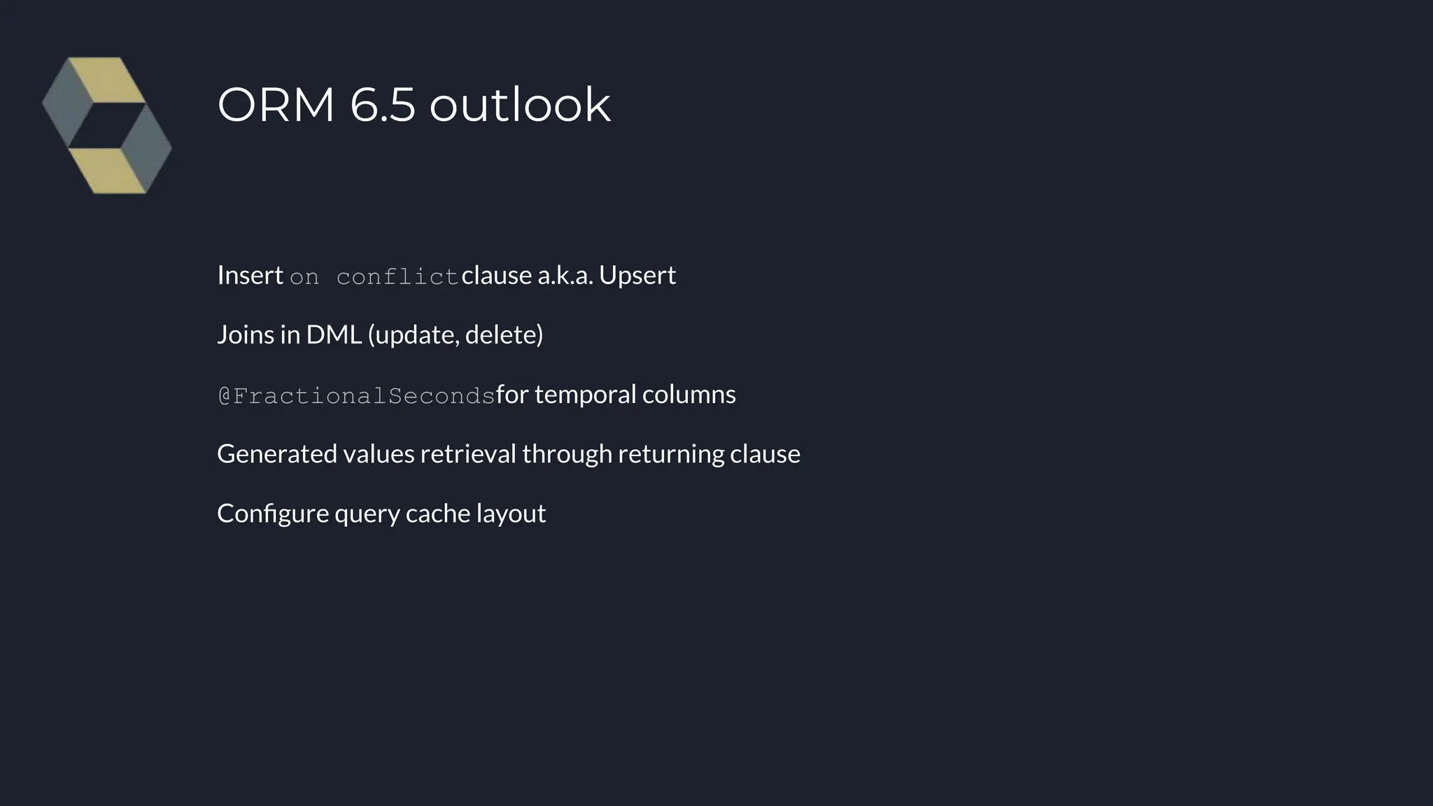 Deep dive into Hibernate ORM 6.4 features | PPT Deep dive into Hibernate ORM 6.4 features | PPT