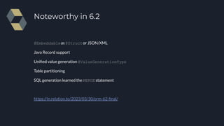 Deep dive into Hibernate ORM 6.4 features | PDF | Databases | Computer ...