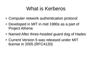 Deep Dive In To Kerberos | PPT