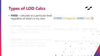 021424_CCC TUG_Level of Detail Calculations | PDF