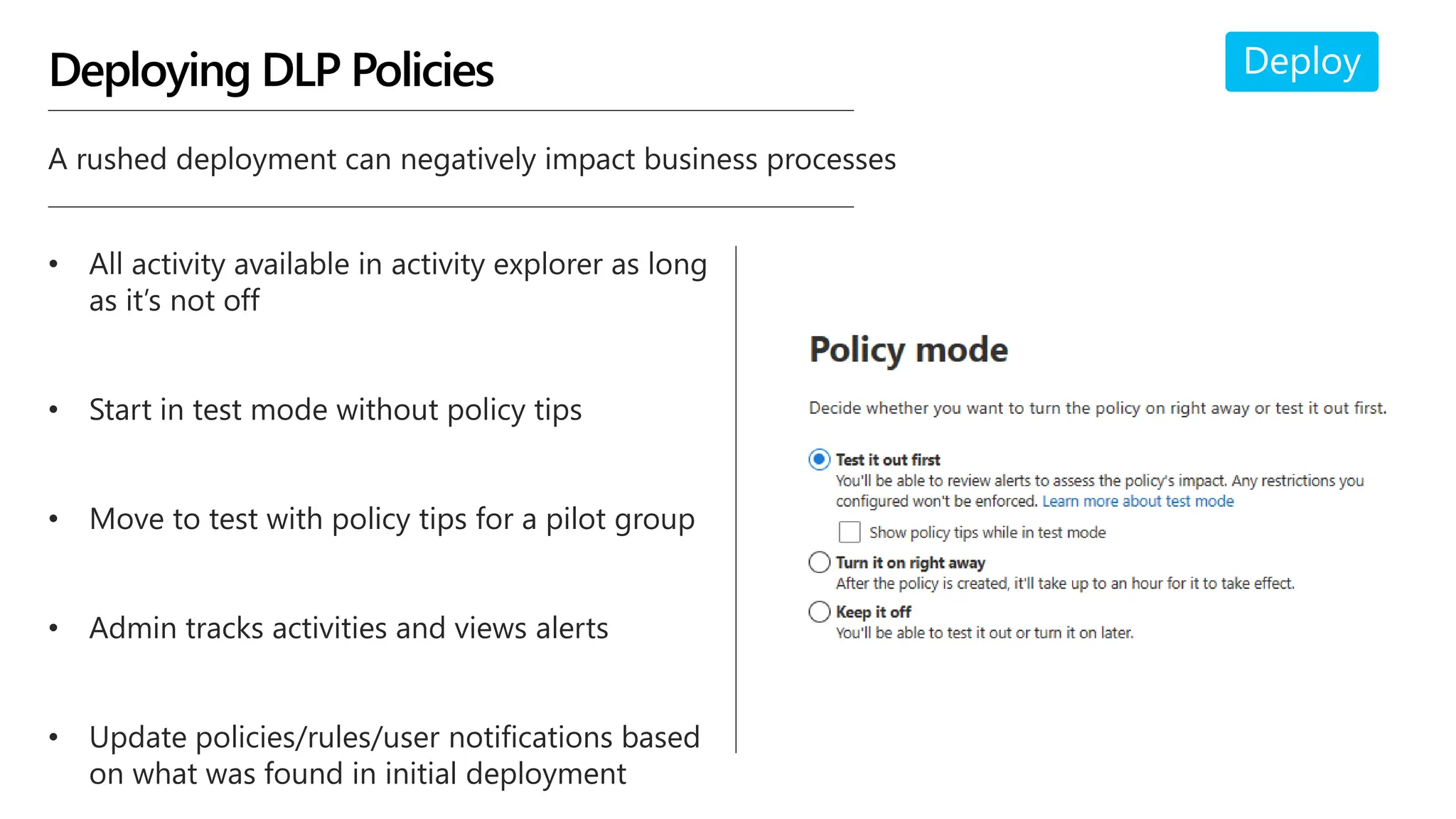 Deep dive into Microsoft Purview Data Loss Prevention | PPTX