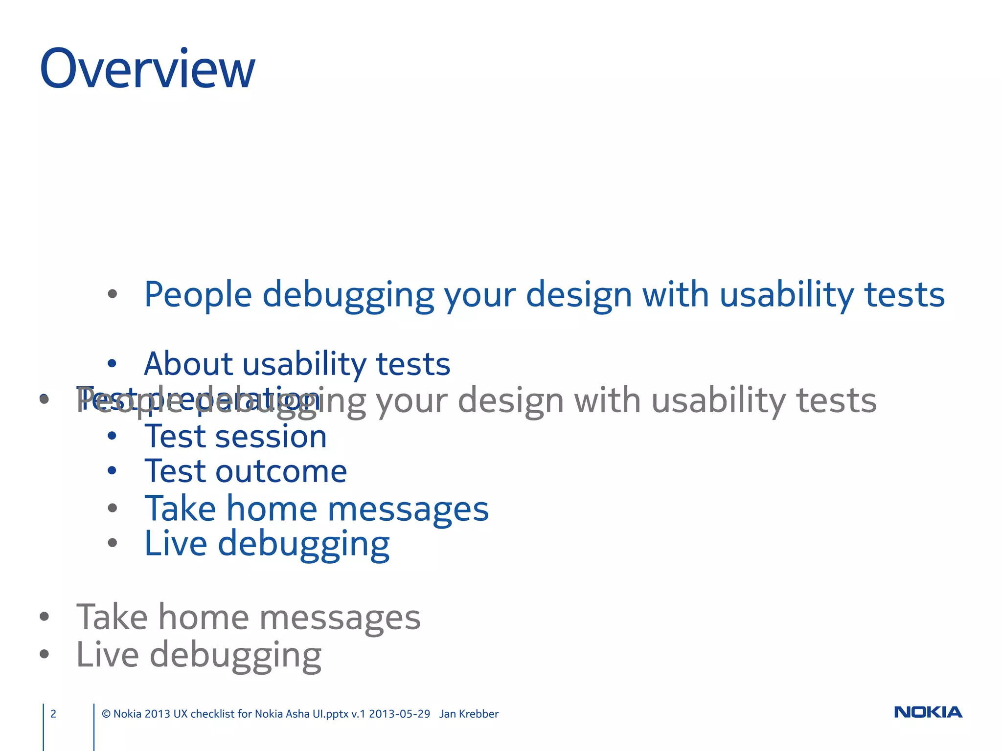 Deep dive into Nokia Asha UI design: Designing apps | PPT