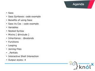 Deep dive into sass | PPT