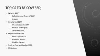 Deep dive into ssrf | PPTX