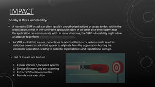Deep dive into ssrf | PPTX