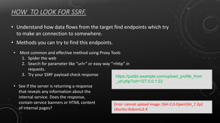 Deep dive into ssrf | PPTX