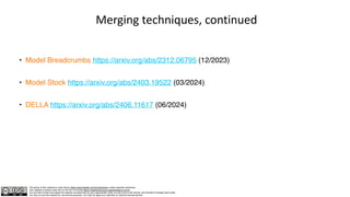 Julien Simon - Deep Dive - Model Merging | PDF