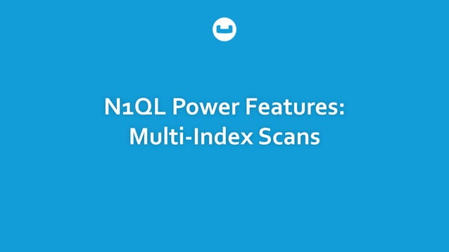 Deep dive into N1QL: SQL for JSON: Internals and power features. | PPT