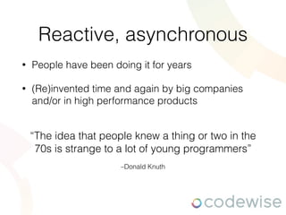 Deep dive reactive java (DevoxxPl) | PPT