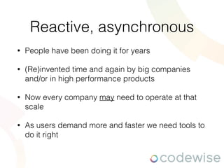 Deep dive reactive java (DevoxxPl) | PPT
