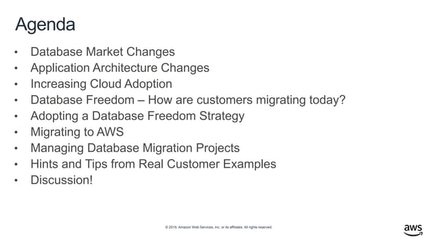 Deep dive session - how to achieve database freedom | PPT