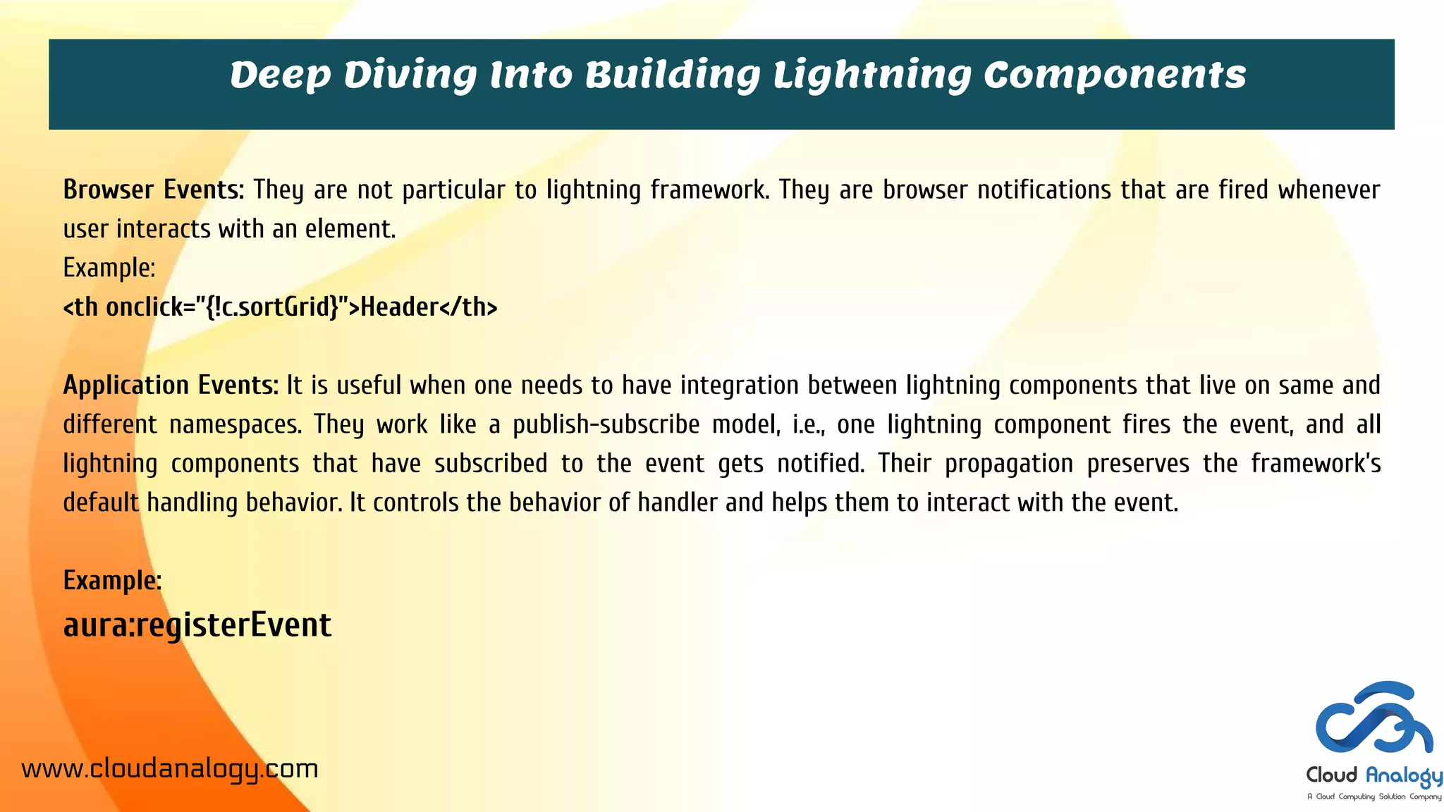 Deep Diving Into Building Lightning Components Ppt