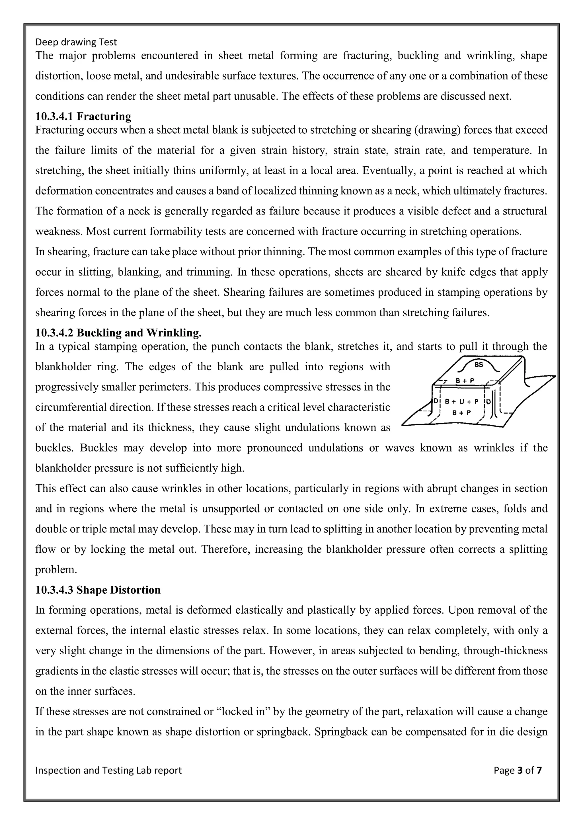 Deep draw test | PDF