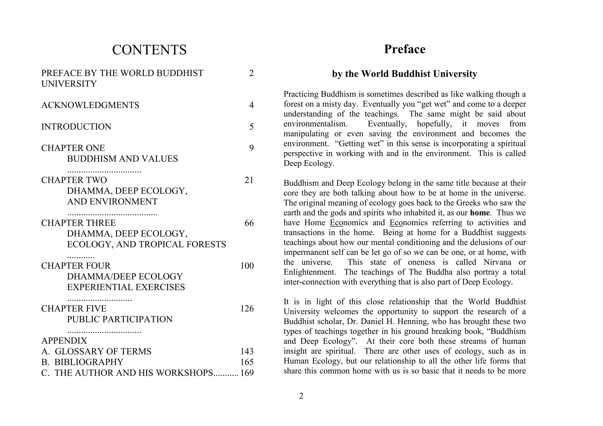 A Manual for Buddhism and Deep Ecology | PDF