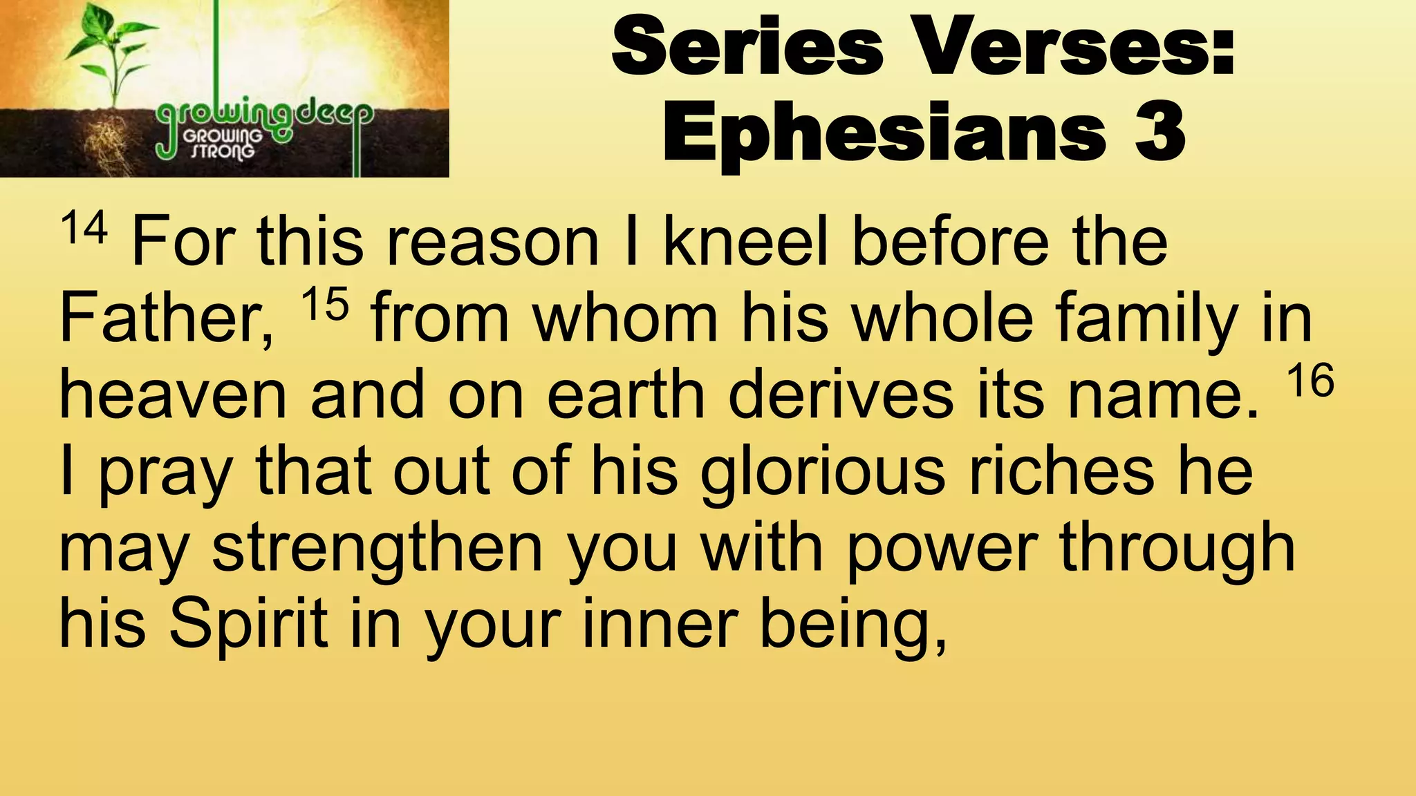 Deepening Your Faith | PPTX