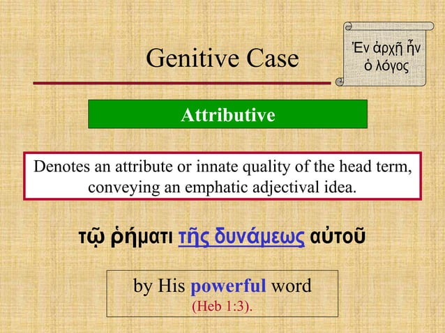 Deeper Greek (03 - Genitive).pptx