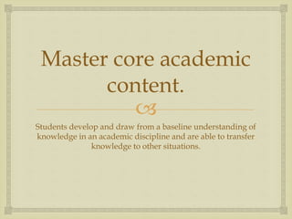 Deeper Learning Competencies | PPT