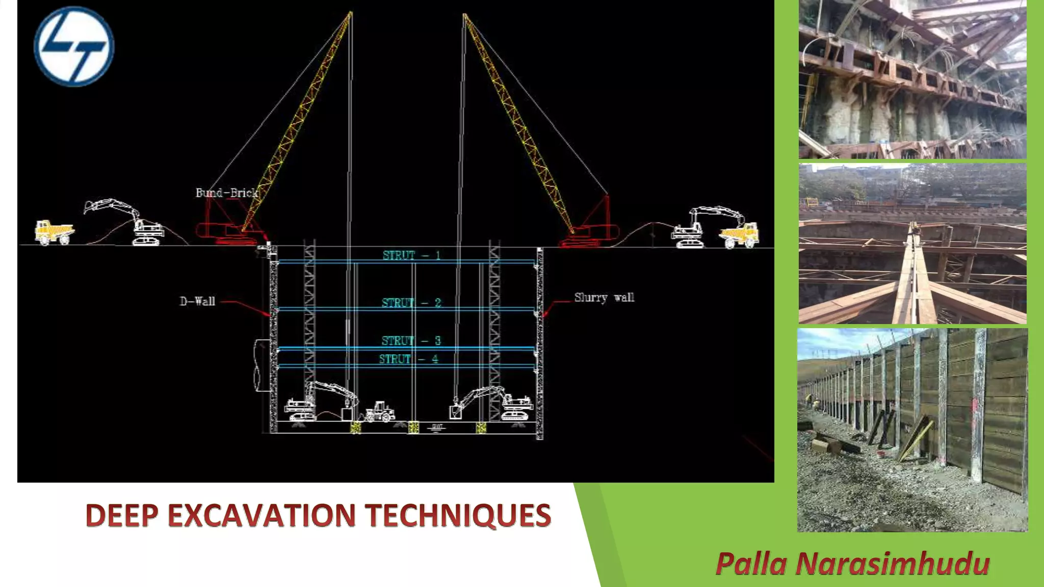 Deep excavation | PPTX