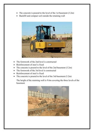 Deep excavation report | PDF