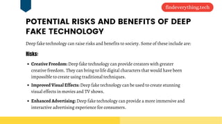The Rise of Deep Fake Technology: A Comprehensive Guide | PDF