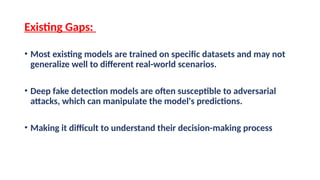 Deep Fake Detection using machine learning.pptx | Free Download